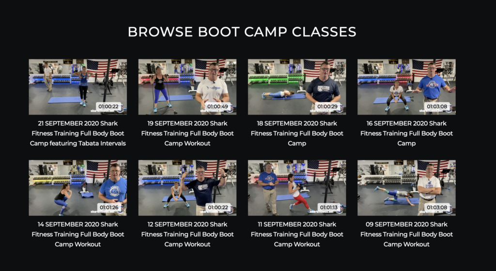 Changes to Shark Fitness Training On Demand Library! - Shark Fitness